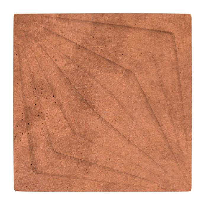 3D Concrete Compass Star 6x6 Wall Panel | ARTO.com