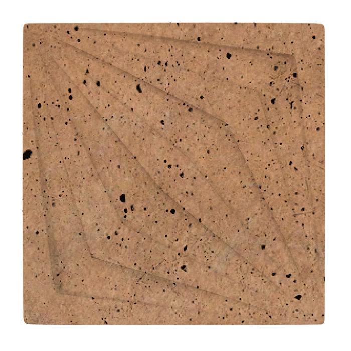 3D Concrete Compass Star 6x6 Wall Panel | ARTO.com