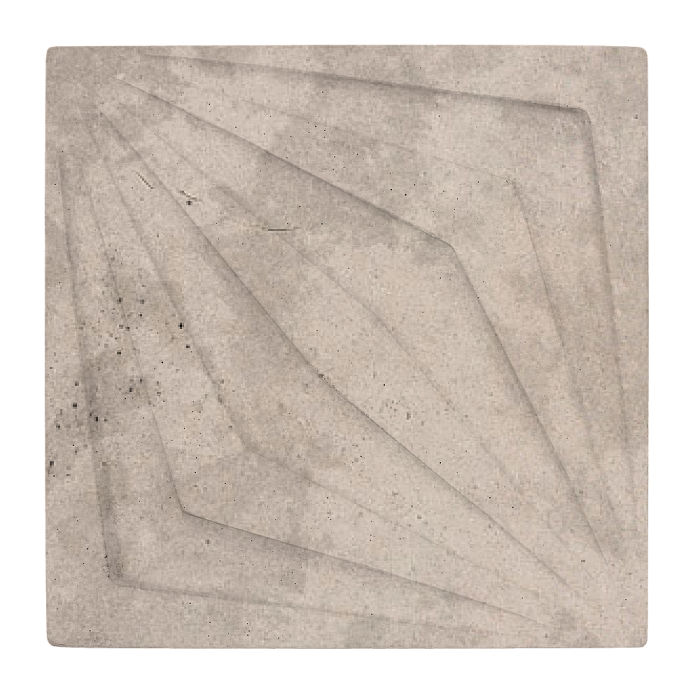 3D Concrete Compass Star 6x6 Wall Panel | ARTO.com