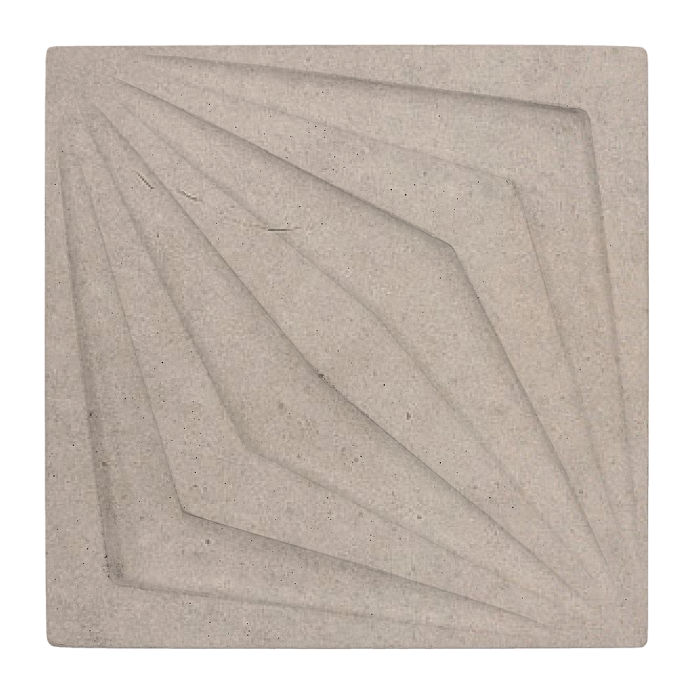 3D Concrete Compass Star 6x6 Wall Panel | ARTO.com