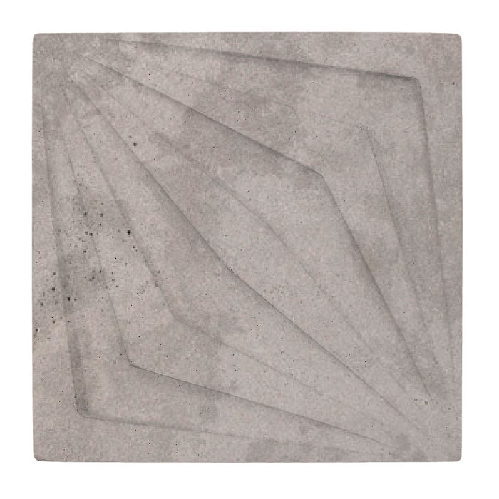 3D Concrete Compass Star 6x6 Wall Panel | ARTO.com