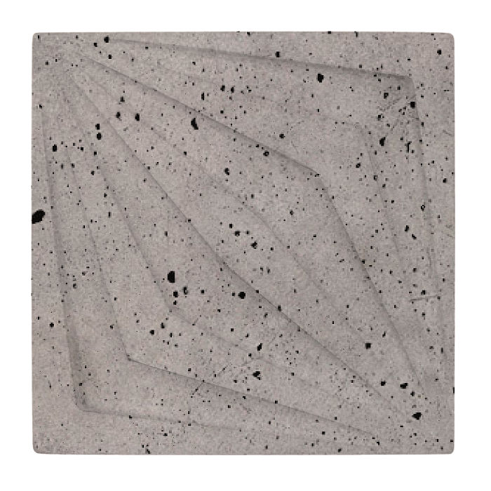 3D Concrete Compass Star 6x6 Wall Panel | ARTO.com