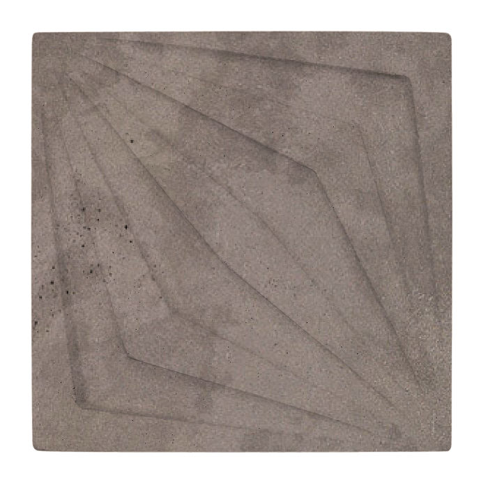 3D Concrete Compass Star 6x6 Wall Panel | ARTO.com