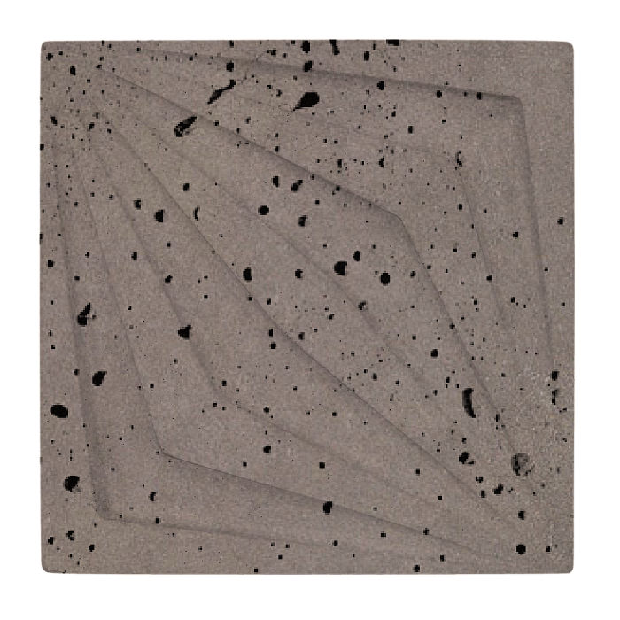 3D Concrete Compass Star 6x6 Wall Panel | ARTO.com