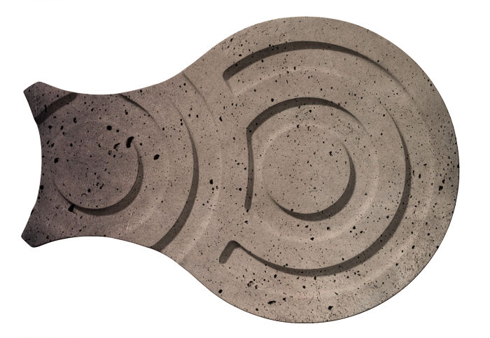 3D Concrete Ring Fish Wall Panel | ARTO.com