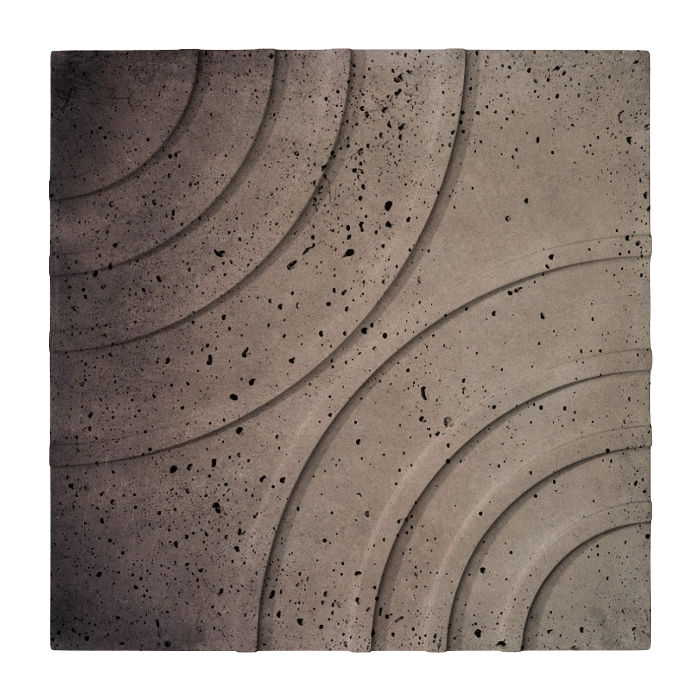 3D Concrete Target Tile 16x16 Wall Panel | ARTO.com