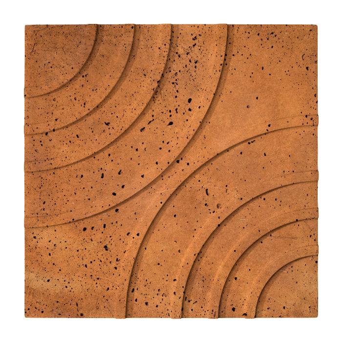 3D Concrete Target Tile 16x16 Wall Panel | ARTO.com