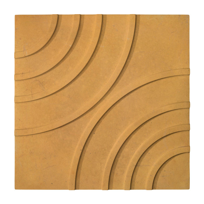 3D Concrete Target Tile 16x16 Wall Panel | ARTO.com