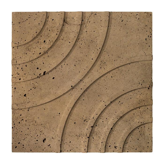 3D Concrete Target Tile 16x16 Wall Panel | ARTO.com
