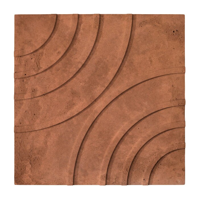 3D Concrete Target Tile 16x16 Wall Panel | ARTO.com