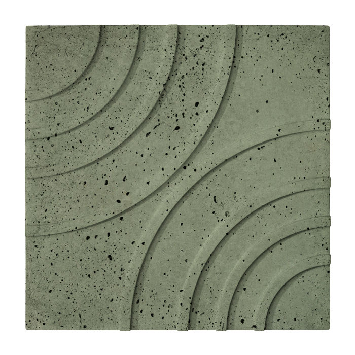 3D Concrete Target Tile 16x16 Wall Panel | ARTO.com