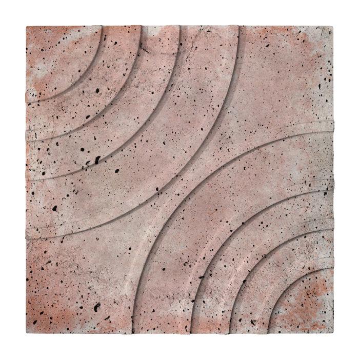 3D Concrete Target Tile 16x16 Wall Panel | ARTO.com