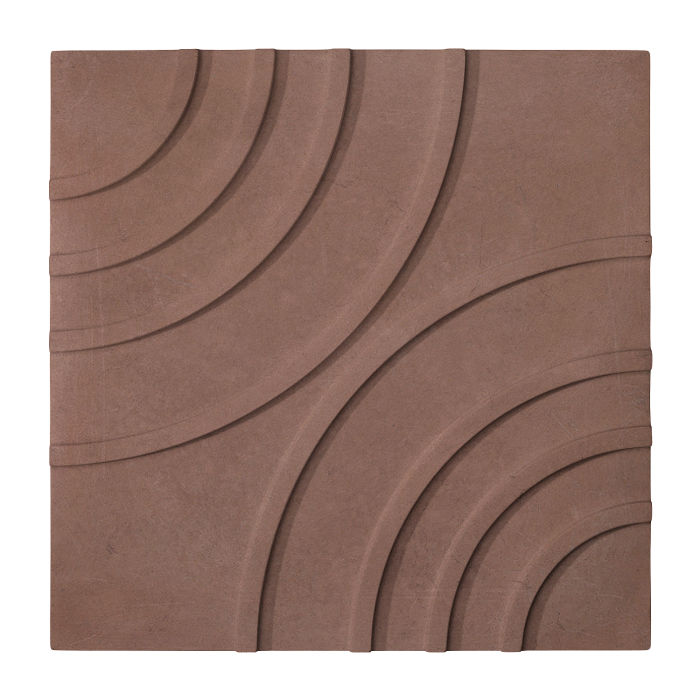 3D Concrete Target Tile 16x16 Wall Panel | ARTO.com