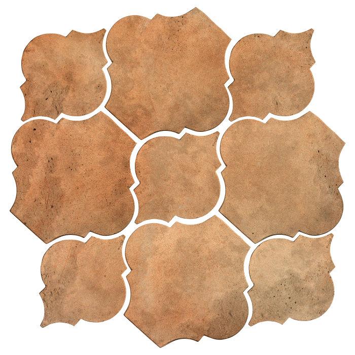 Artillo Arabesque Pattern 5B Concrete Tile | ARTO.com