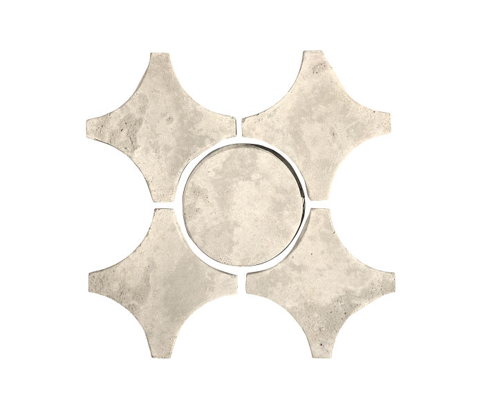 Artillo Arabesque Pattern 9A Concrete Tile | ARTO.com