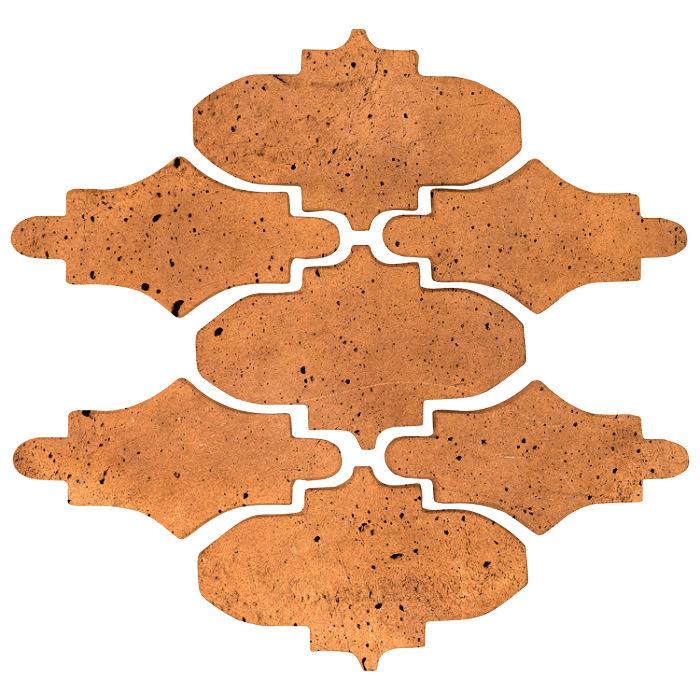 Artillo Arabesque Pattern Mini 14 Concrete Tile | ARTO.com