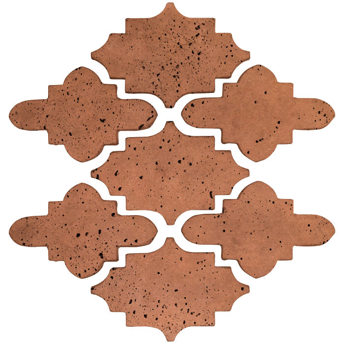 Artillo Arabesque Pattern Mini15 Concrete Tile | ARTO.com