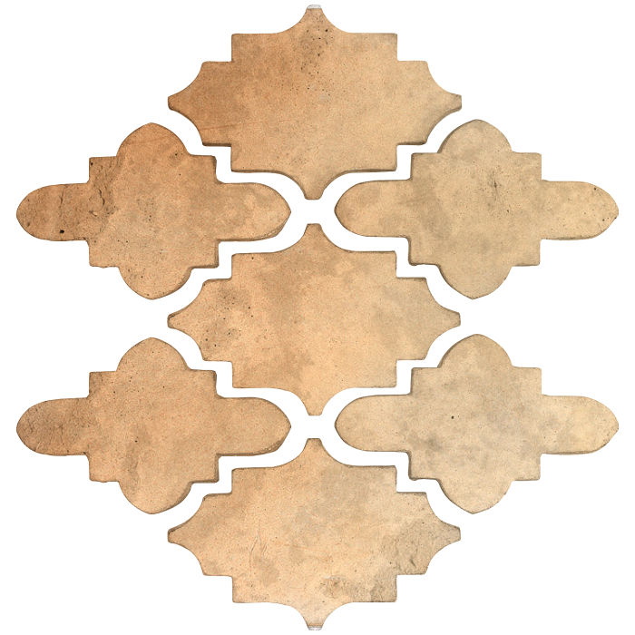 Artillo Arabesque Pattern Mini15 Concrete Tile | ARTO.com