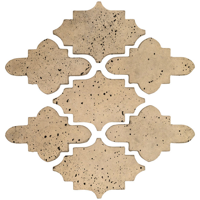 Artillo Arabesque Pattern Mini15 Concrete Tile | ARTO.com