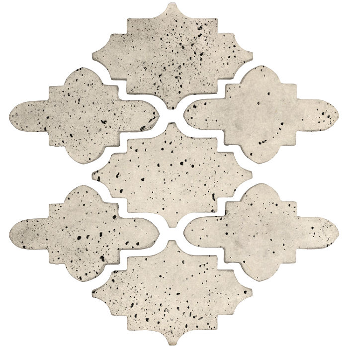 Artillo Arabesque Pattern Mini15 Concrete Tile | ARTO.com