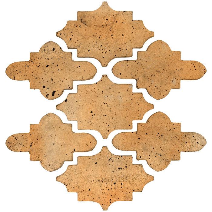 Artillo Arabesque Pattern Mini15 Concrete Tile | ARTO.com