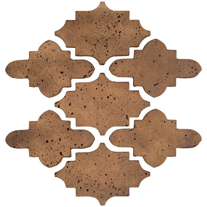 Artillo Arabesque Pattern Mini15 Concrete Tile | ARTO.com