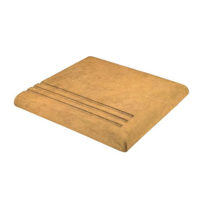 Artillo Grooved Stairtread Right Corner Concrete Tile | ARTO.com