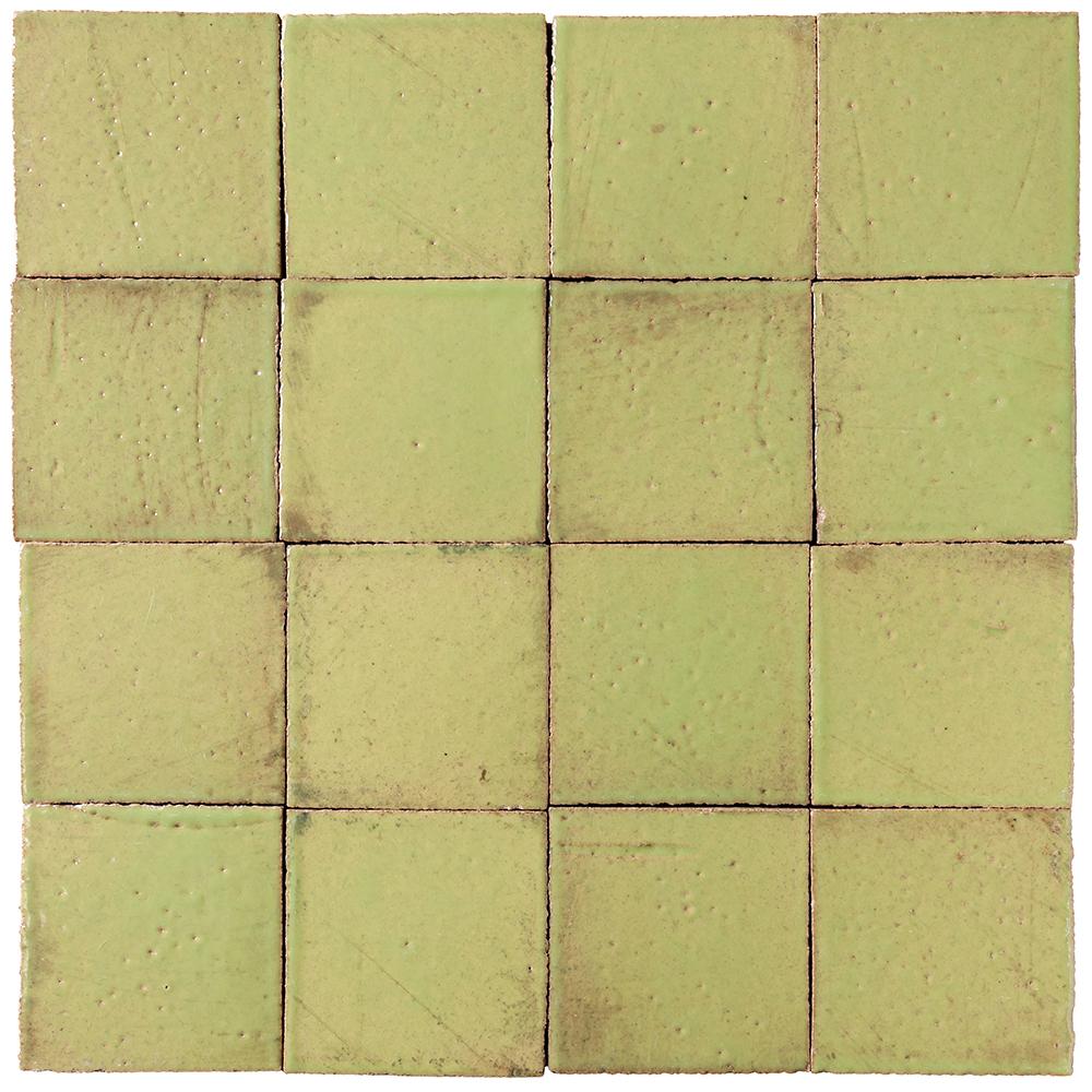 Clara Tierra Madre 4x4 High Fire Ceramic Tile | ARTO.com