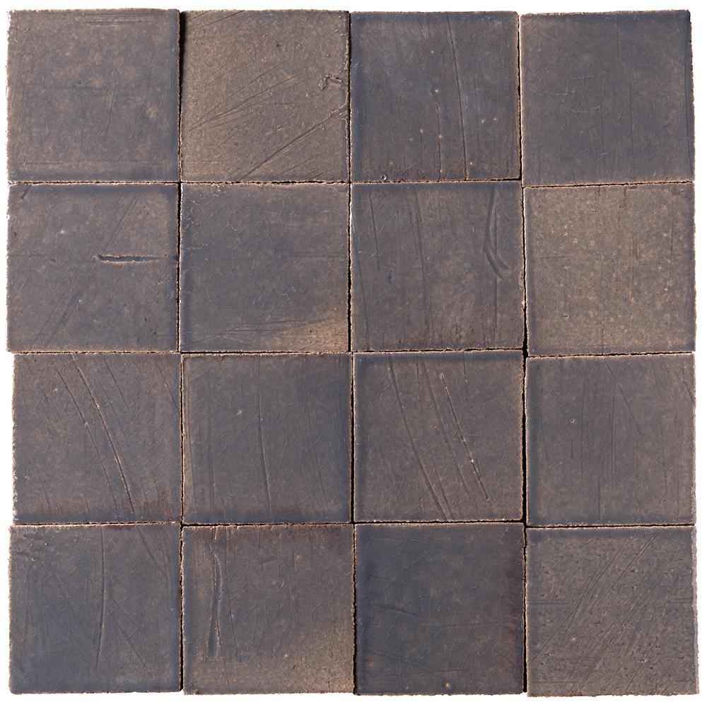 Clara Tierra Madre 4x4 High Fire Ceramic Tile | ARTO.com