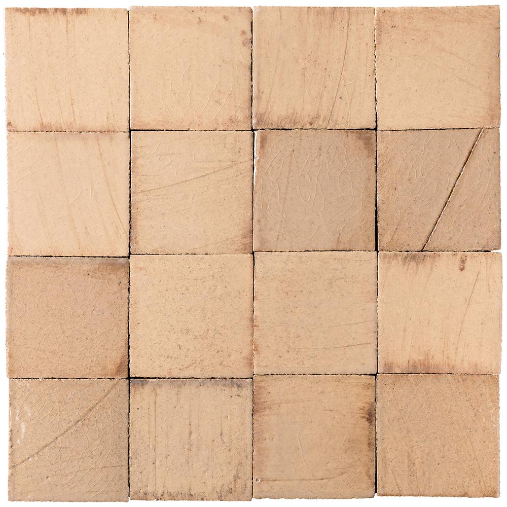 Clara Tierra Madre 4x4 High Fire Ceramic Tile | ARTO.com