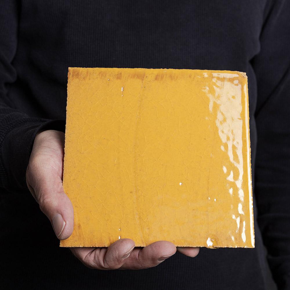 Clara Tierra Madre 6x6 High Fire Ceramic Tile | ARTO.com