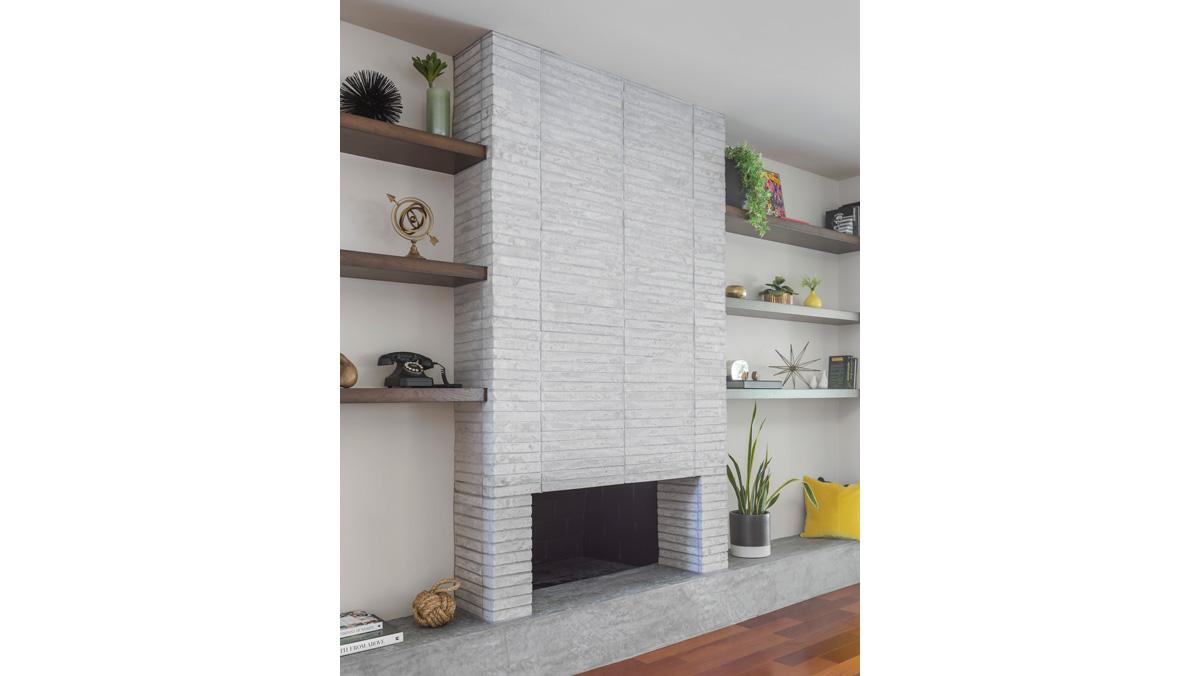 Newport Brick Fireplace | ARTO.com