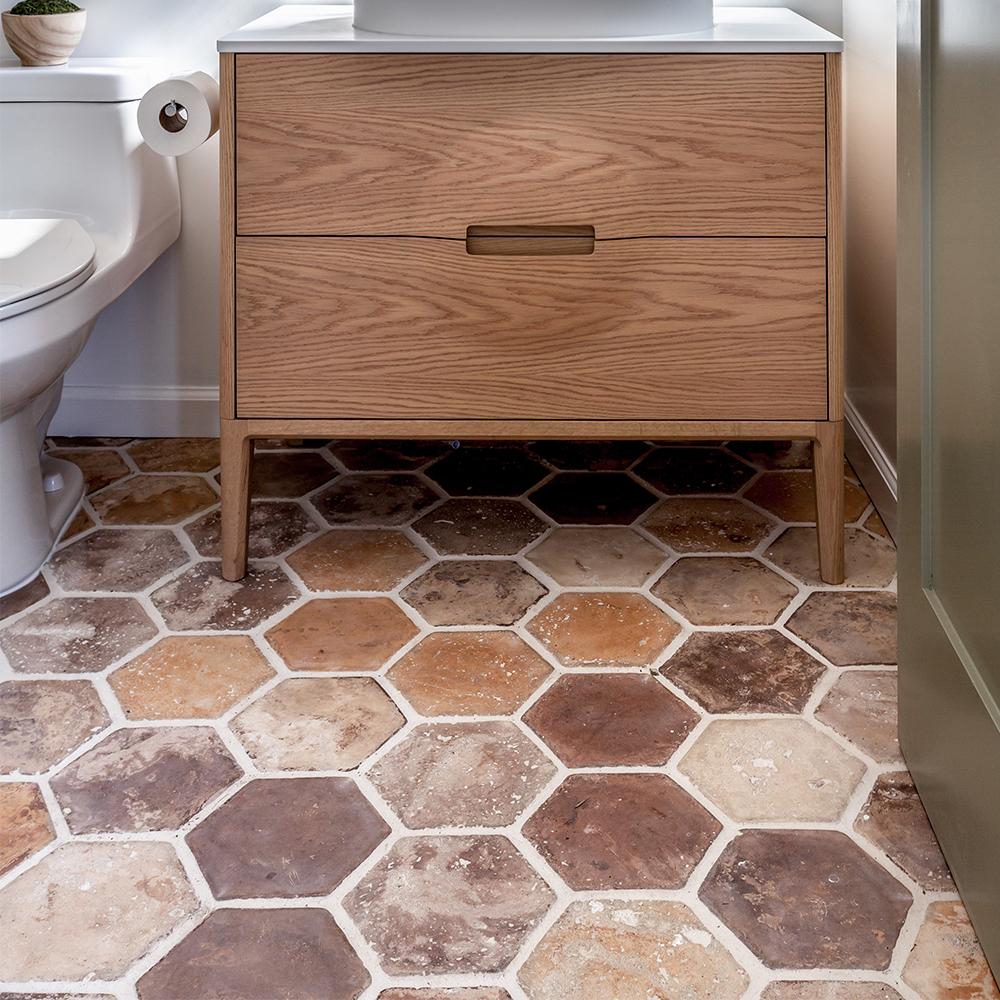 Quick Ship Box Artillo 6" Hexagon Creme Fraiche | ARTO.com