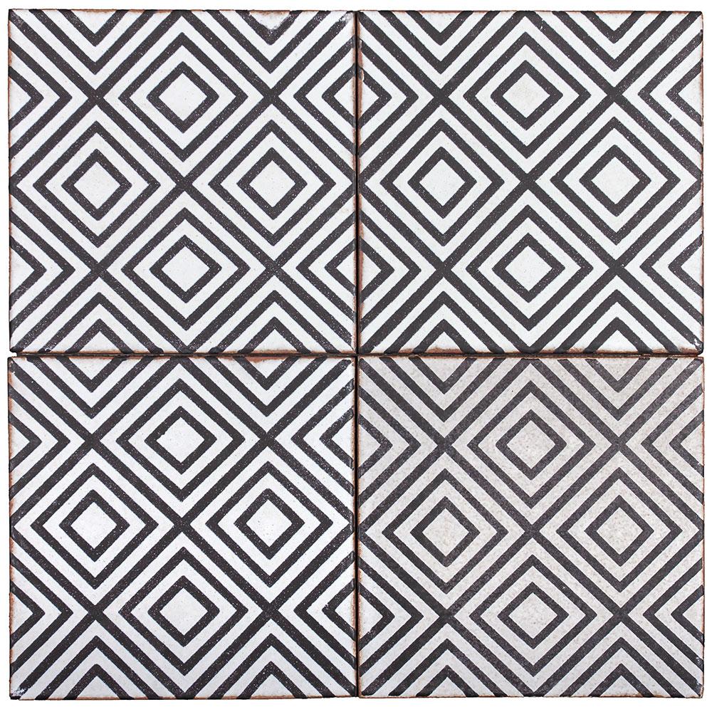 SCIROCCO-H16A Handpainted Ceramic Tile | ARTO.com