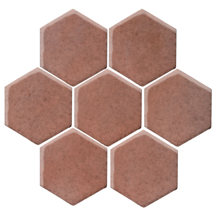 Studio Field 6" Hexagon High Fire Ceramic Tile | ARTO.com