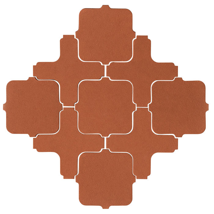 Studio Field Arabesque Pattern 11A High Fire Ceramic Tile | ARTO.com