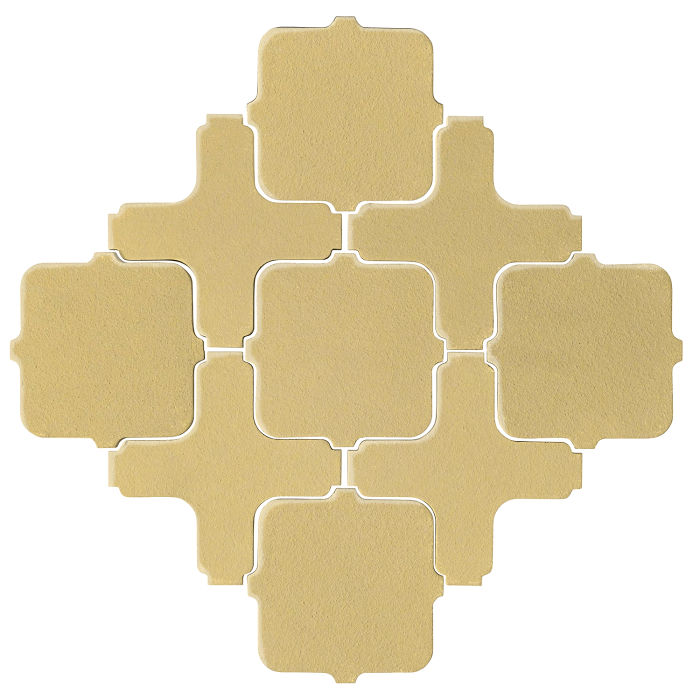 Studio Field Arabesque Pattern 11A High Fire Ceramic Tile | ARTO.com
