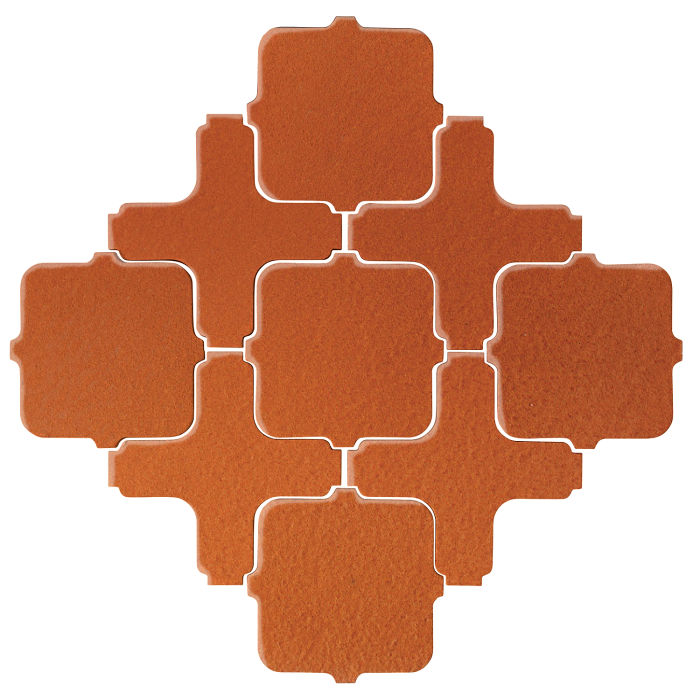 Studio Field Arabesque Pattern 11A High Fire Ceramic Tile | ARTO.com