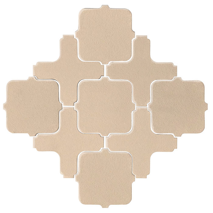 Studio Field Arabesque Pattern 11A High Fire Ceramic Tile | ARTO.com