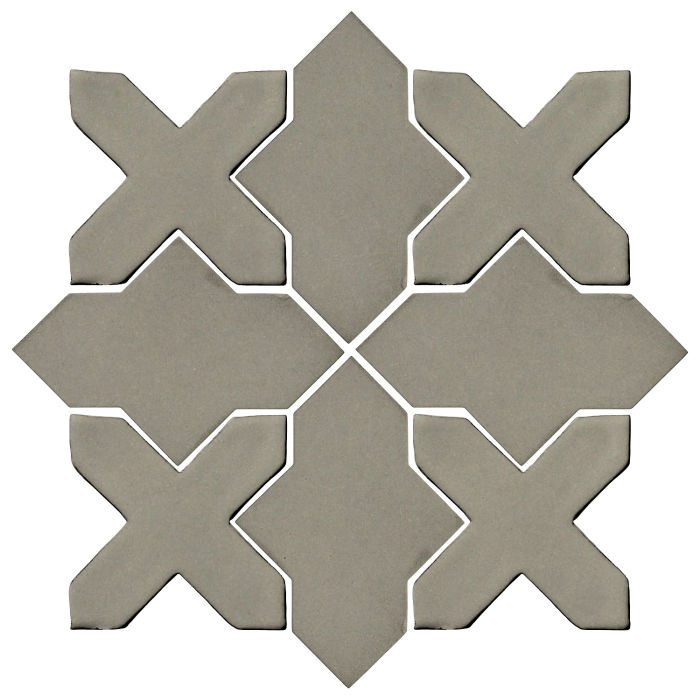 Studio Field Arabesque Pattern 2B High Fire Ceramic Tile | ARTO.com