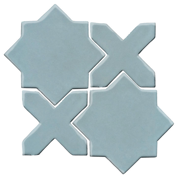 Studio Field Arabesque Pattern 2C High Fire Ceramic Tile | ARTO.com