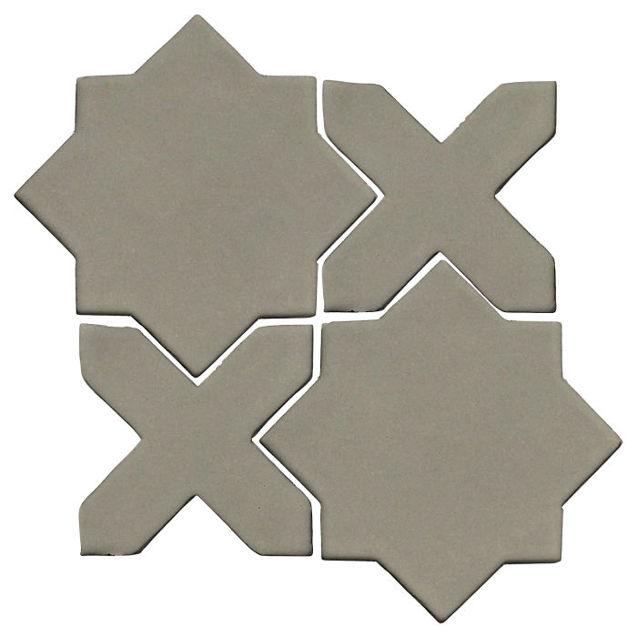 Studio Field Arabesque Pattern 2C High Fire Ceramic Tile | ARTO.com